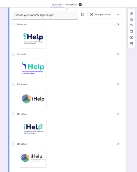 Branding identity and Logo created - iHELP Project